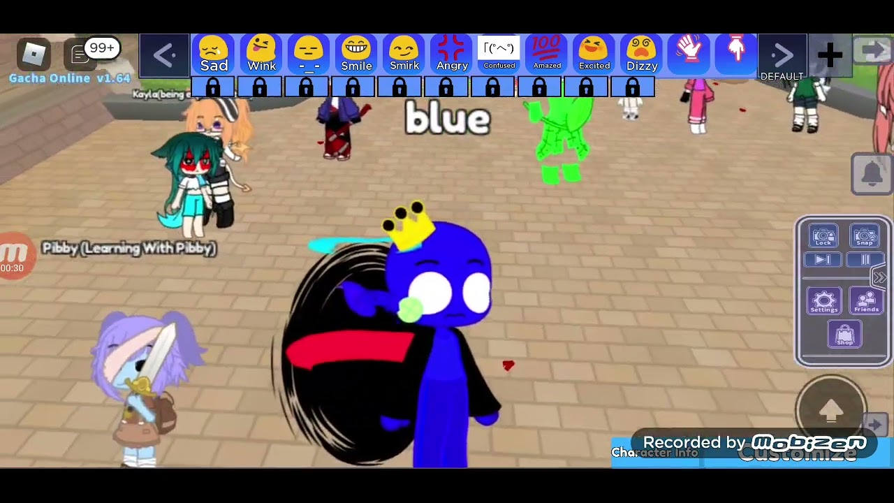 Making rainbow friend in gacha online roblox floppa - YouTube