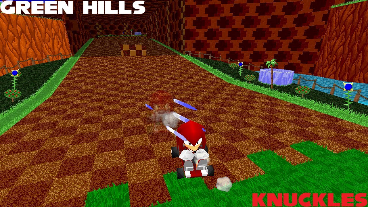 SRB2 Kart v1.6 Green Hills (Knuckles) - YouTube