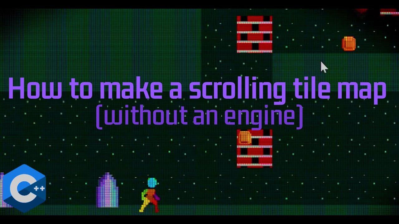 How to make a scrolling Tile Map without an engine in C++ - YouTube