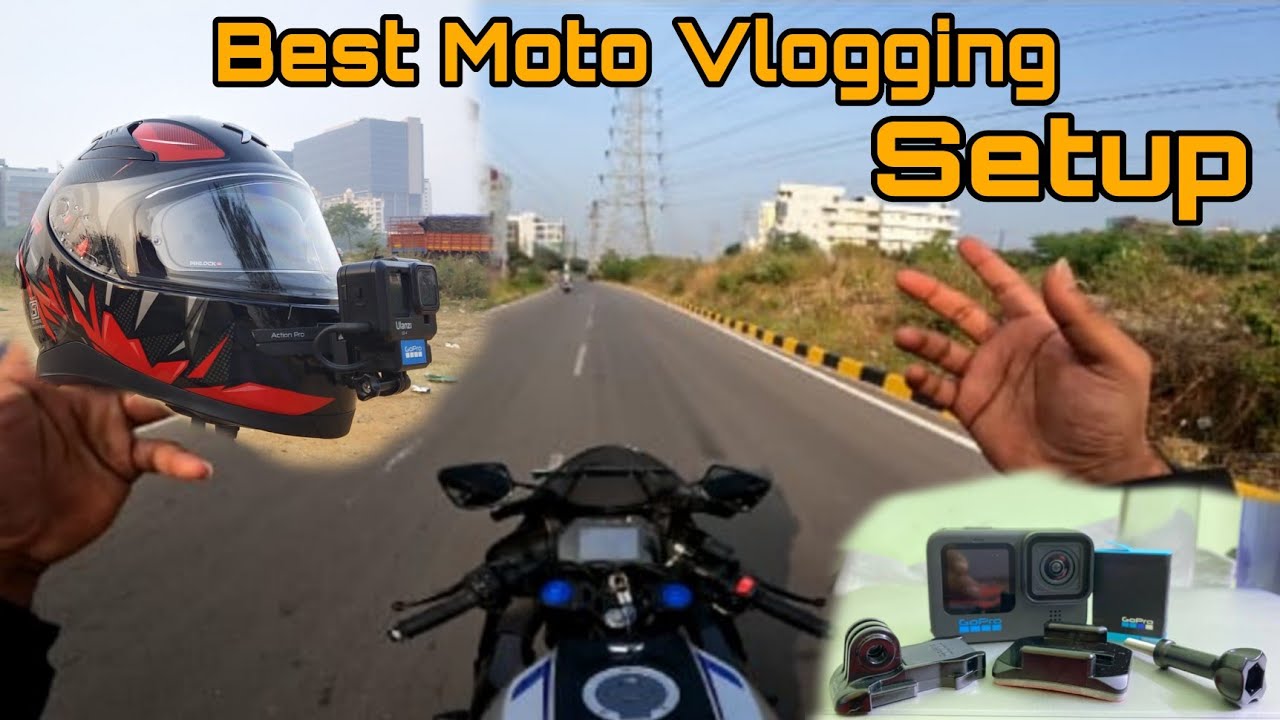 Best Moto Vlogging Setup 2025 🙀|| With GoPro Hero 10 || New Axor Helmet Unboxing - YouTube