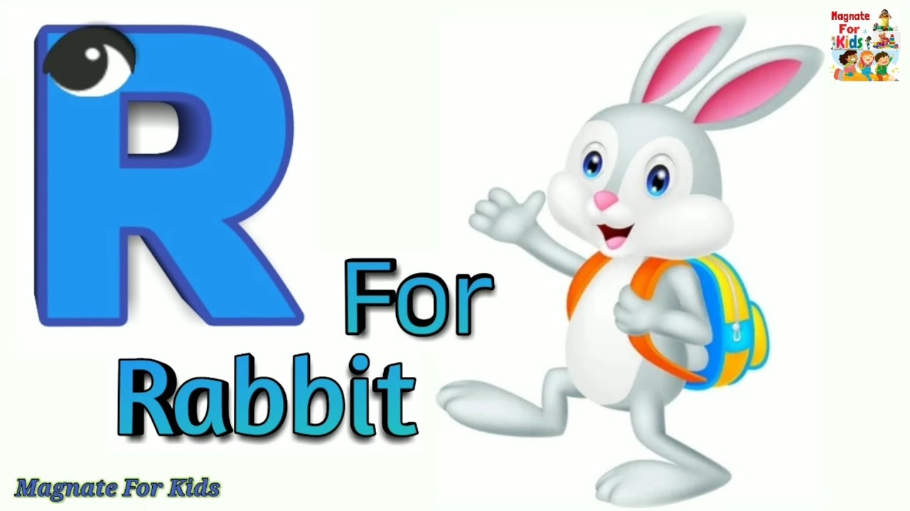 ABCD "R" Alphabets Animated Letters | Nursery Rhymes | English varnmala ...