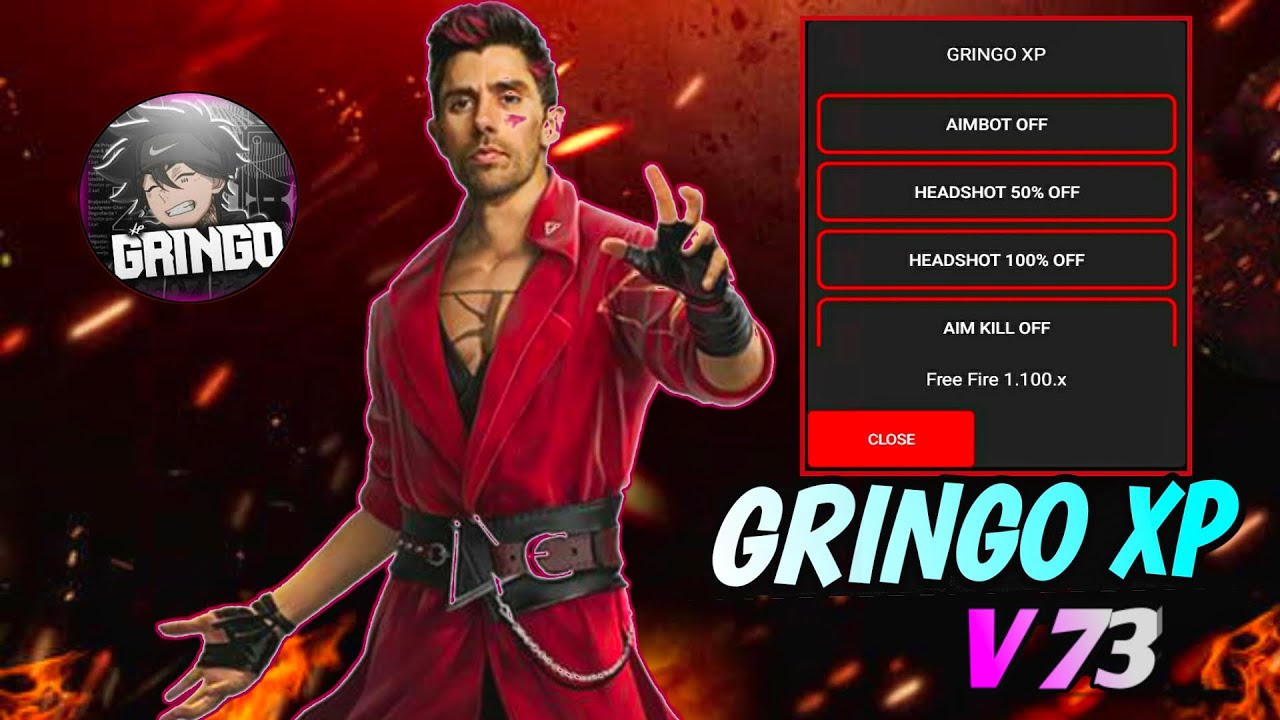 Gringo xp V 73 Direct link ! Free Fire Mod Menu ! gringo xp new ...