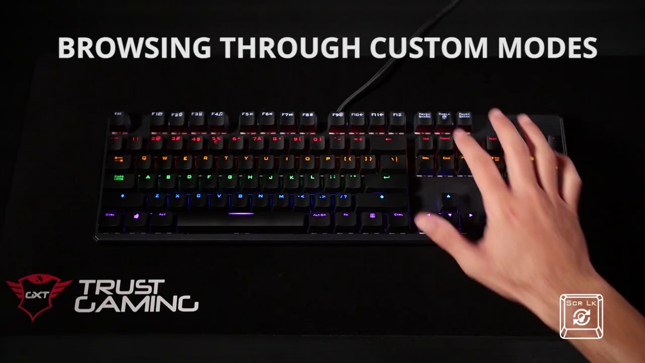 Trust Gaming - Teclado GXT 865 ASTA - YouTube