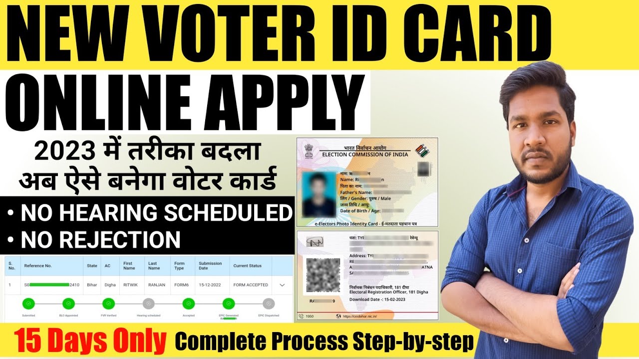 New Voter ID Card Apply Online | Naya Voter ID Card Kaise Banaye - 2023 ...