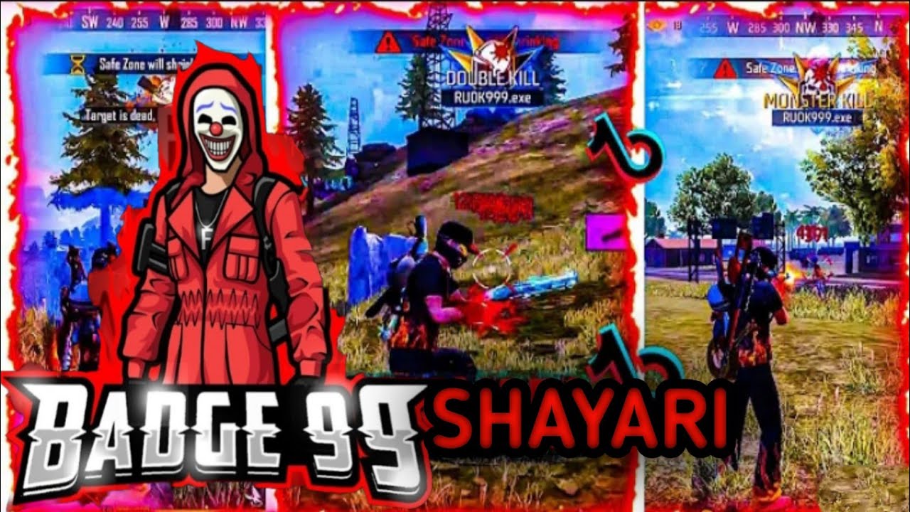 Bage 99 free fire shayari video // free fire shayari video//tik tok ...
