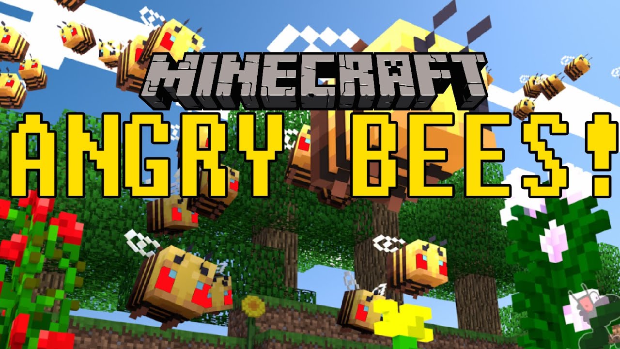 Minecraft Angry Bees - YouTube