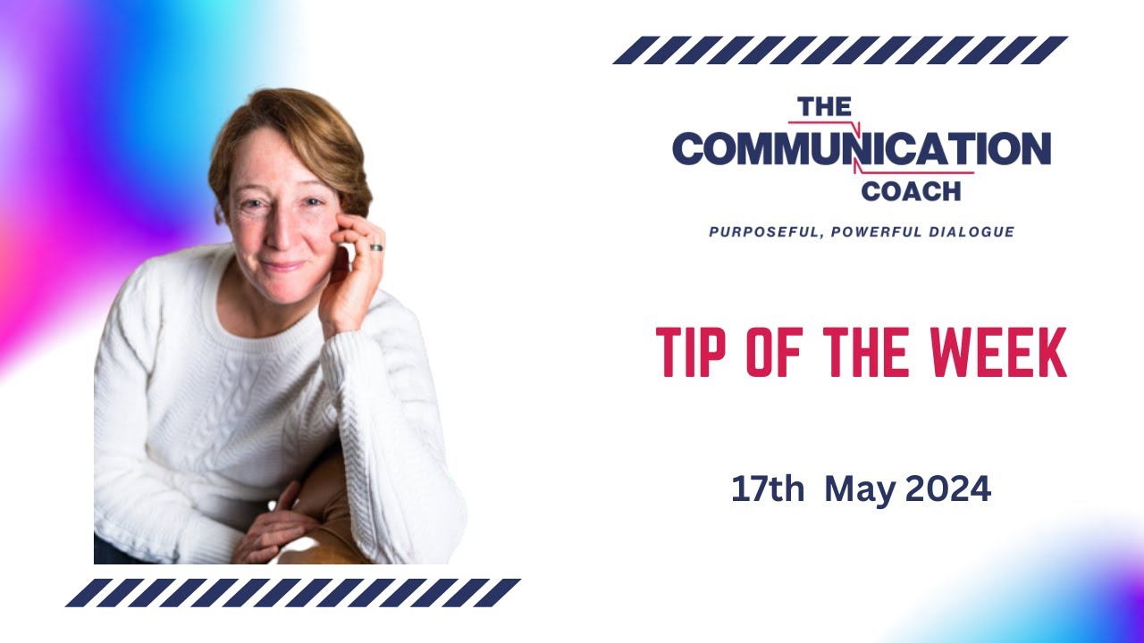 Tip of the week - 17/5/24 - YouTube