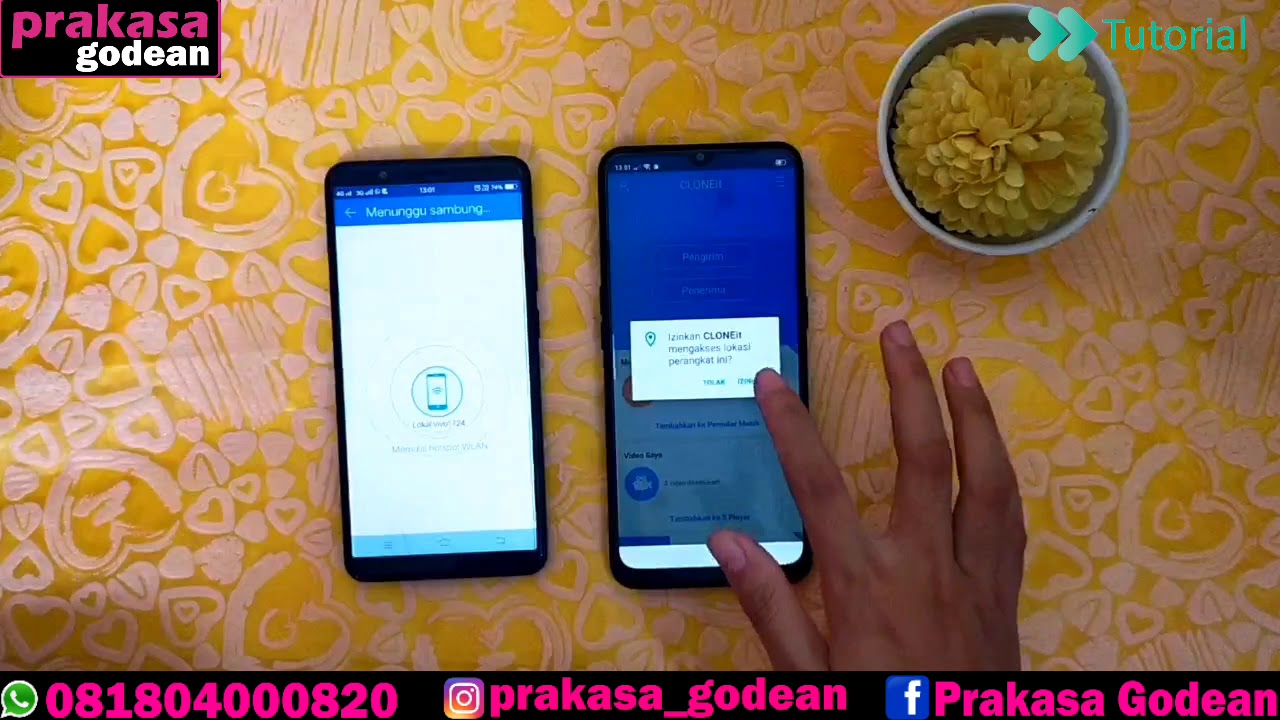 Memindah Data dengan mudah melalui Aplikasi Clone it - YouTube