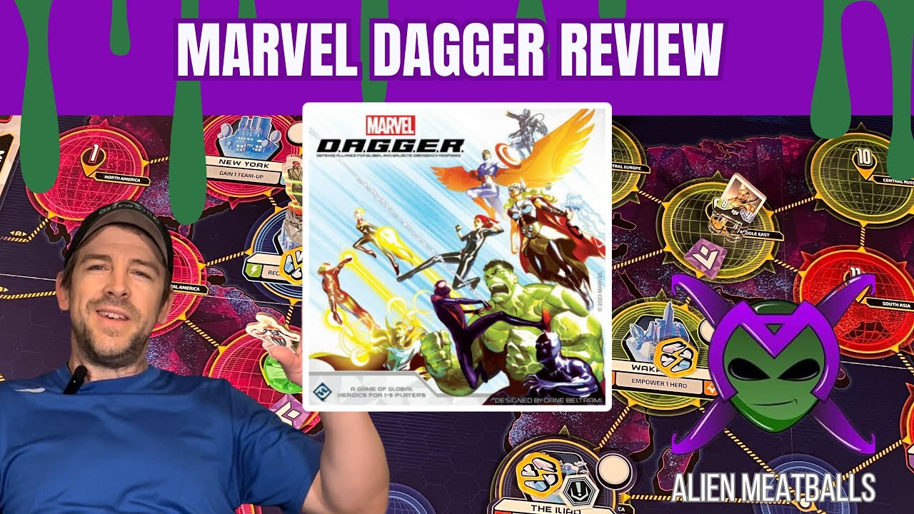Marvel DAGGER Solo Board Game Review - YouTube