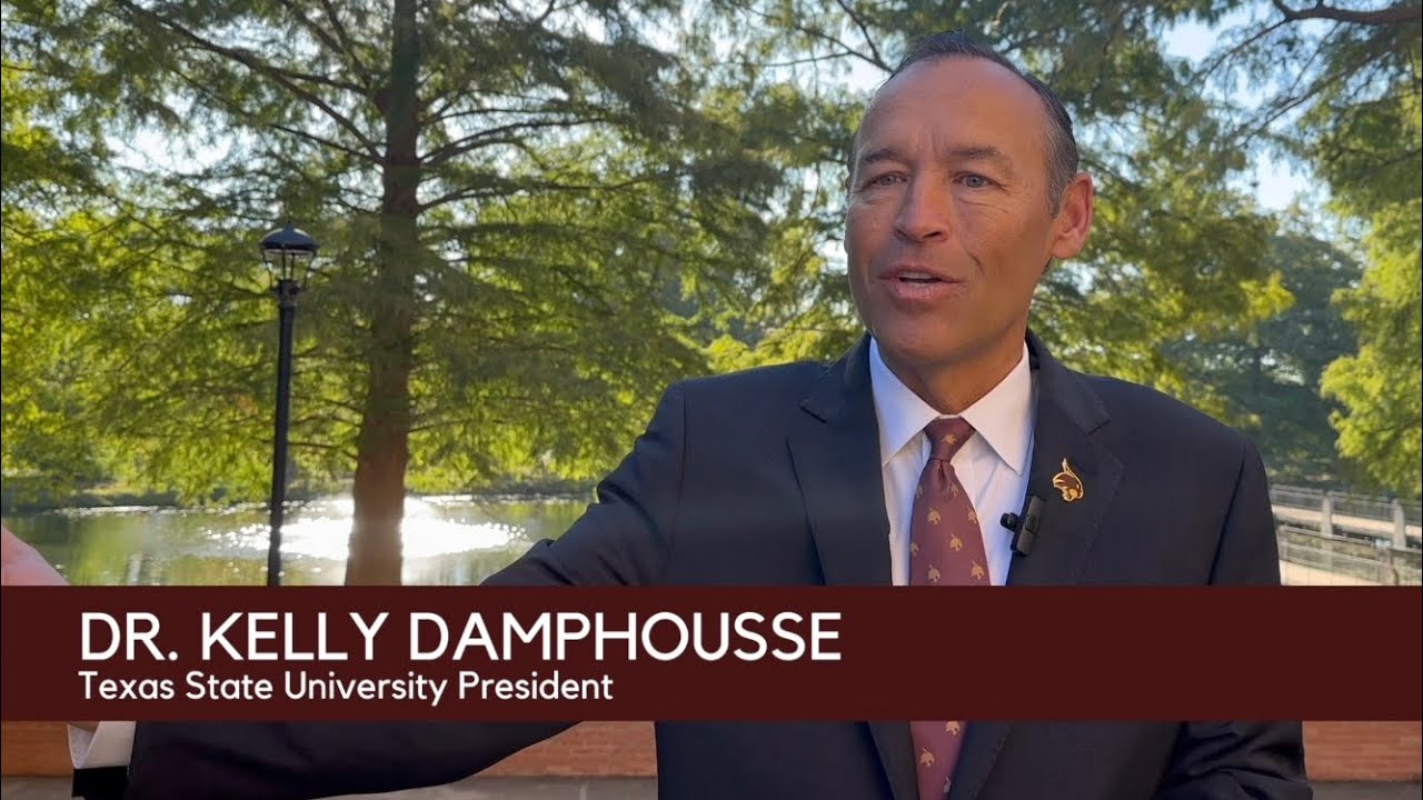 TXST || Kelly Damphousse interview w/ drone footage - YouTube