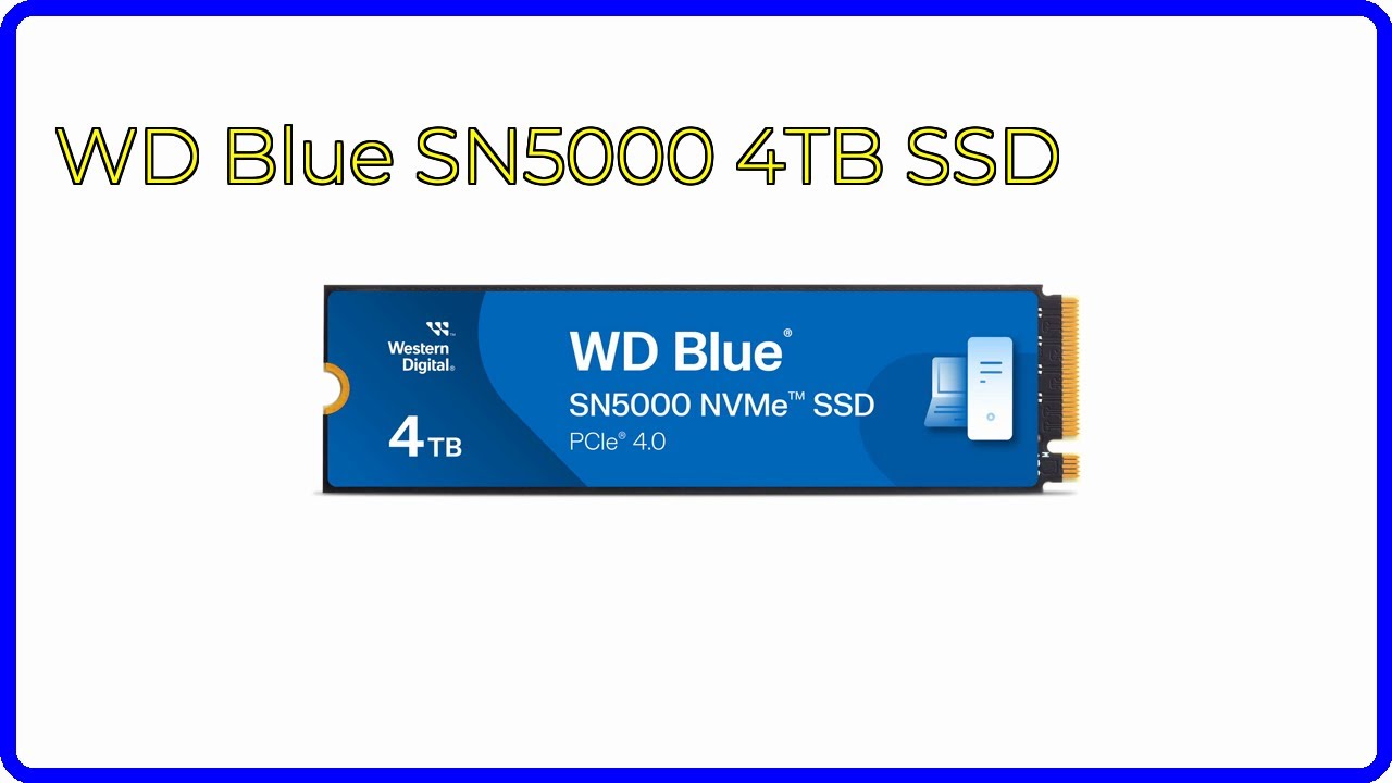 REVIEW (2025): WD Blue SN5000 4TB SSD. ESSENTIAL details. - YouTube