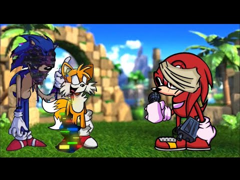 Corrupted sonic,tails,and shadow, and survivor knuckles sing rotten ...