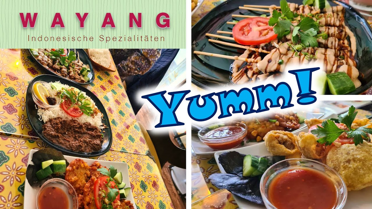 WAYANG Indonesian Restaurant in Frankfurt, Germany [SUB ENG] ǀ Kangen ...