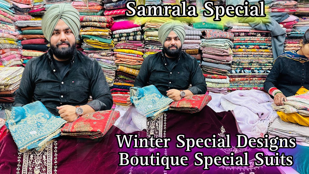 Samrala Special Boutique Partywear Suits | Sale Mela | Pashmina Suits ...