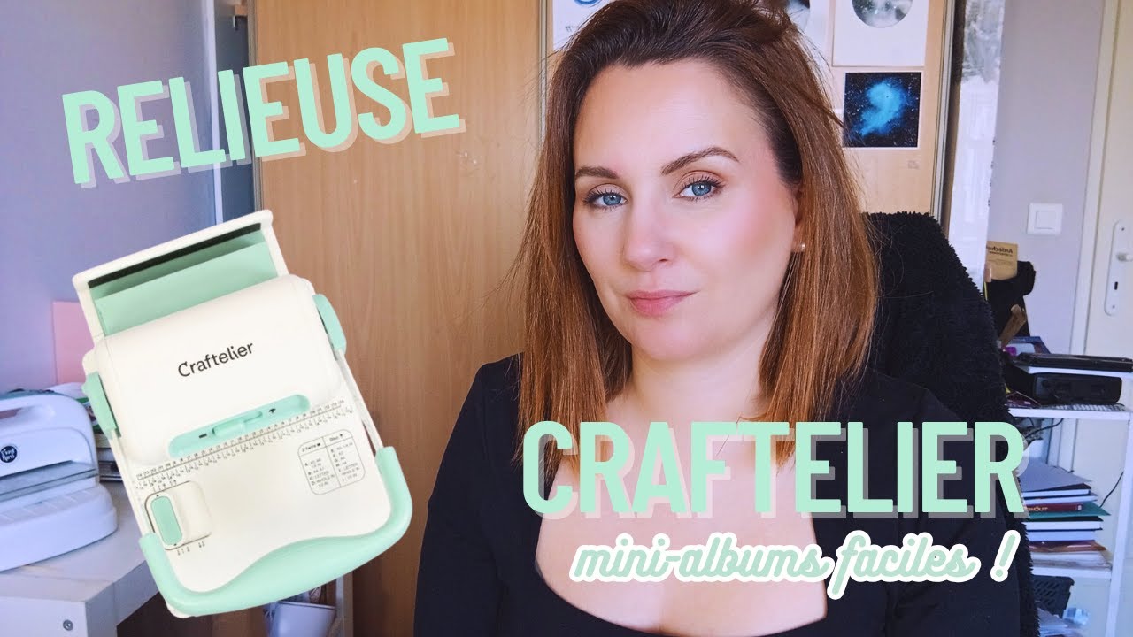 Présentation RELIEUSE MINTY DUO CRAFTELIER pour des mini-albums faciles ...
