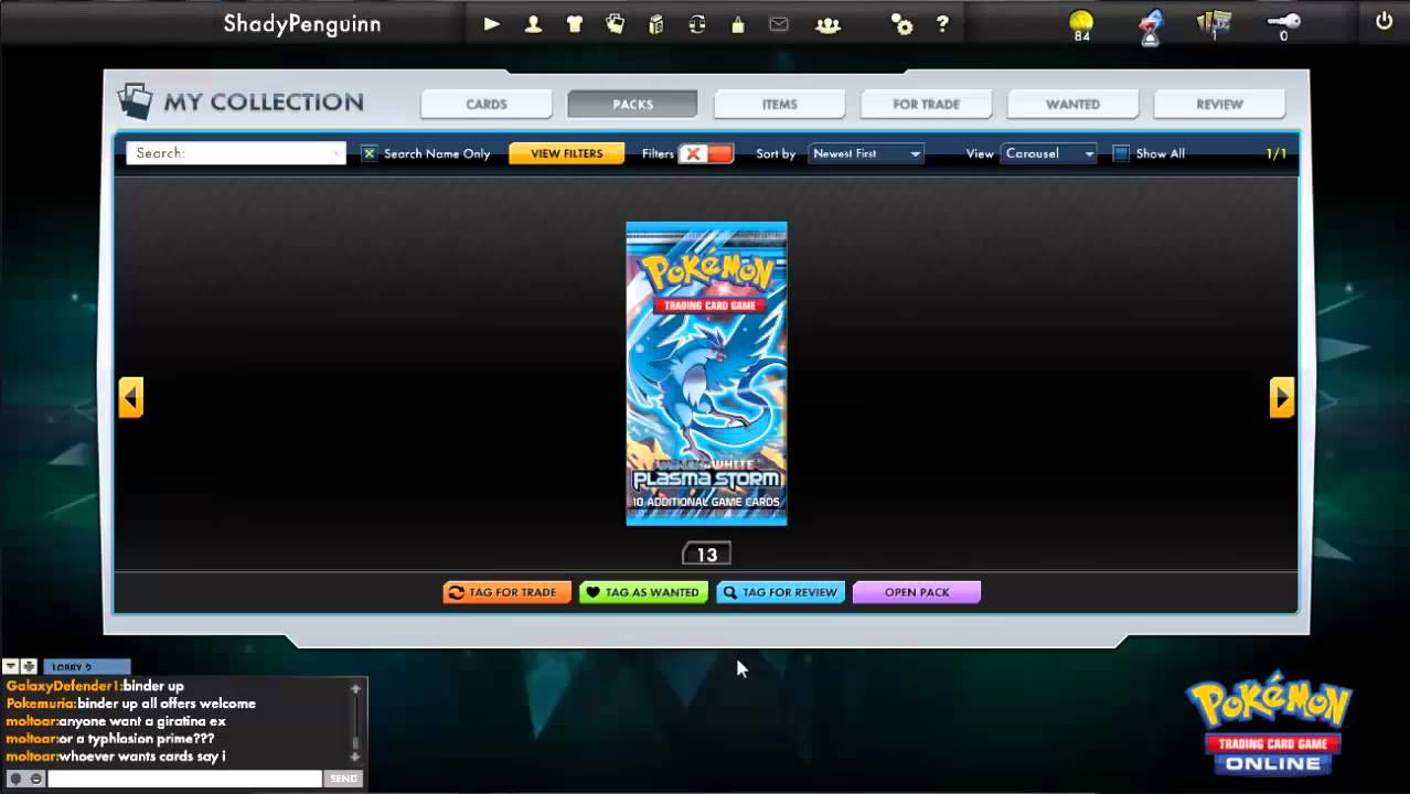 Pokemon TCGO Free Booster Codes #1 - Opening Plasma Storm Packs - YouTube