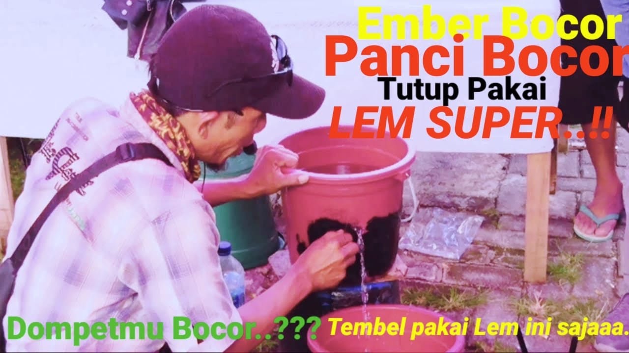 LEM SUPER || Ember Bocor, Panci Bocor mampet pakai lem ini - YouTube