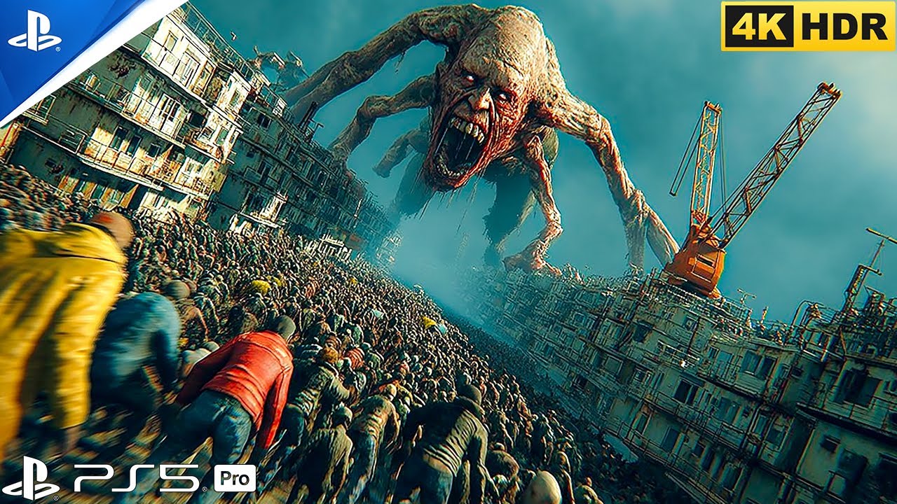 ZOMBIES STORM ATTACKED ON LOOKS TERRIFYING HORROR | Ultra Realistic ...