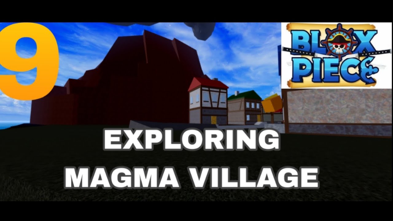 EXPLORING MAGMA VILLAGE IN BLOX FRUITS(ROBLOX) - YouTube