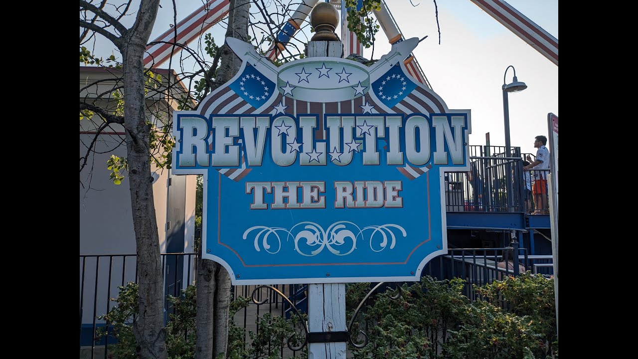 Six Flags Great America Revolution The Ride - YouTube