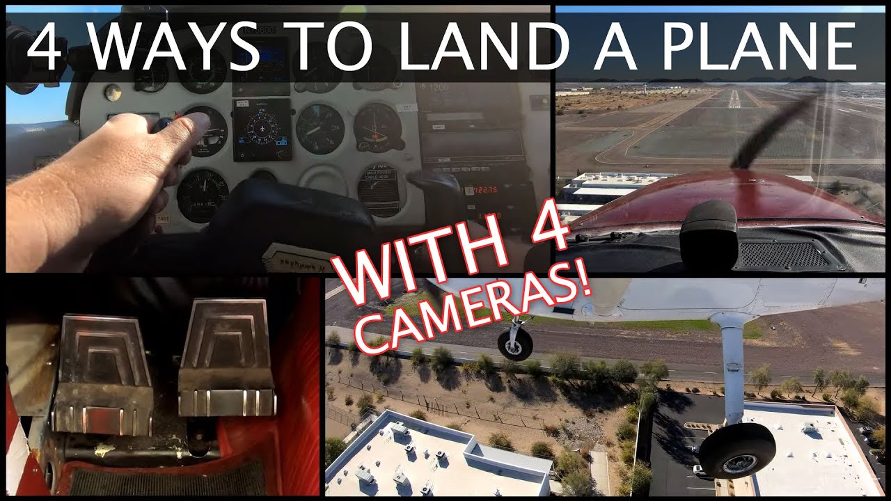 4 Ways To land An Airplane AND 3 Ways to Take Off - YouTube