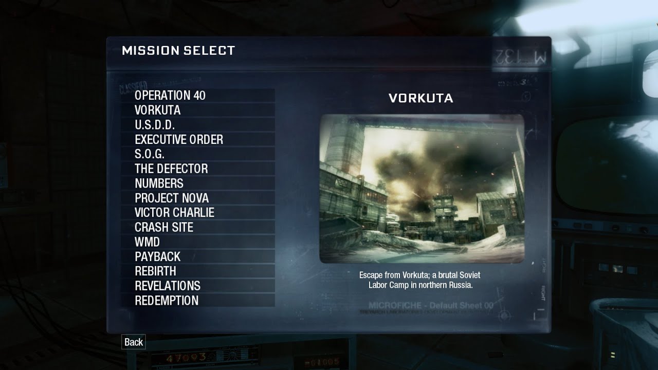 CALL OF DUTY BLACK OPS 1 Campaign Gameplay - 2. Vorkuta - FULL GAME ...