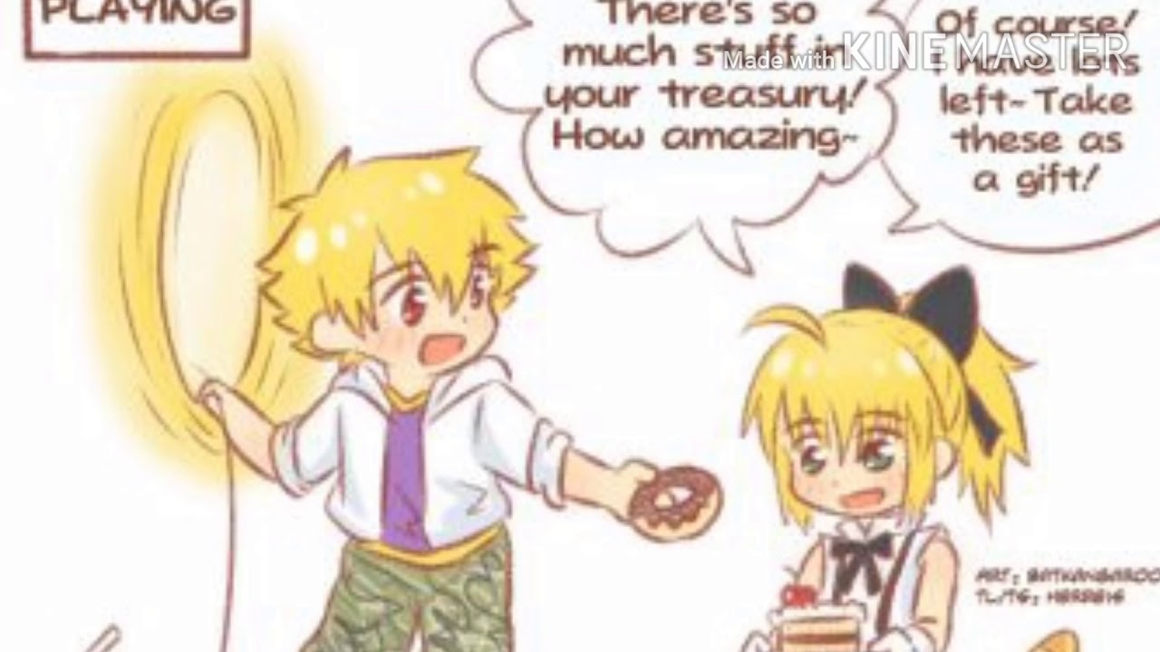 FGO comic dub-The king's moments - YouTube