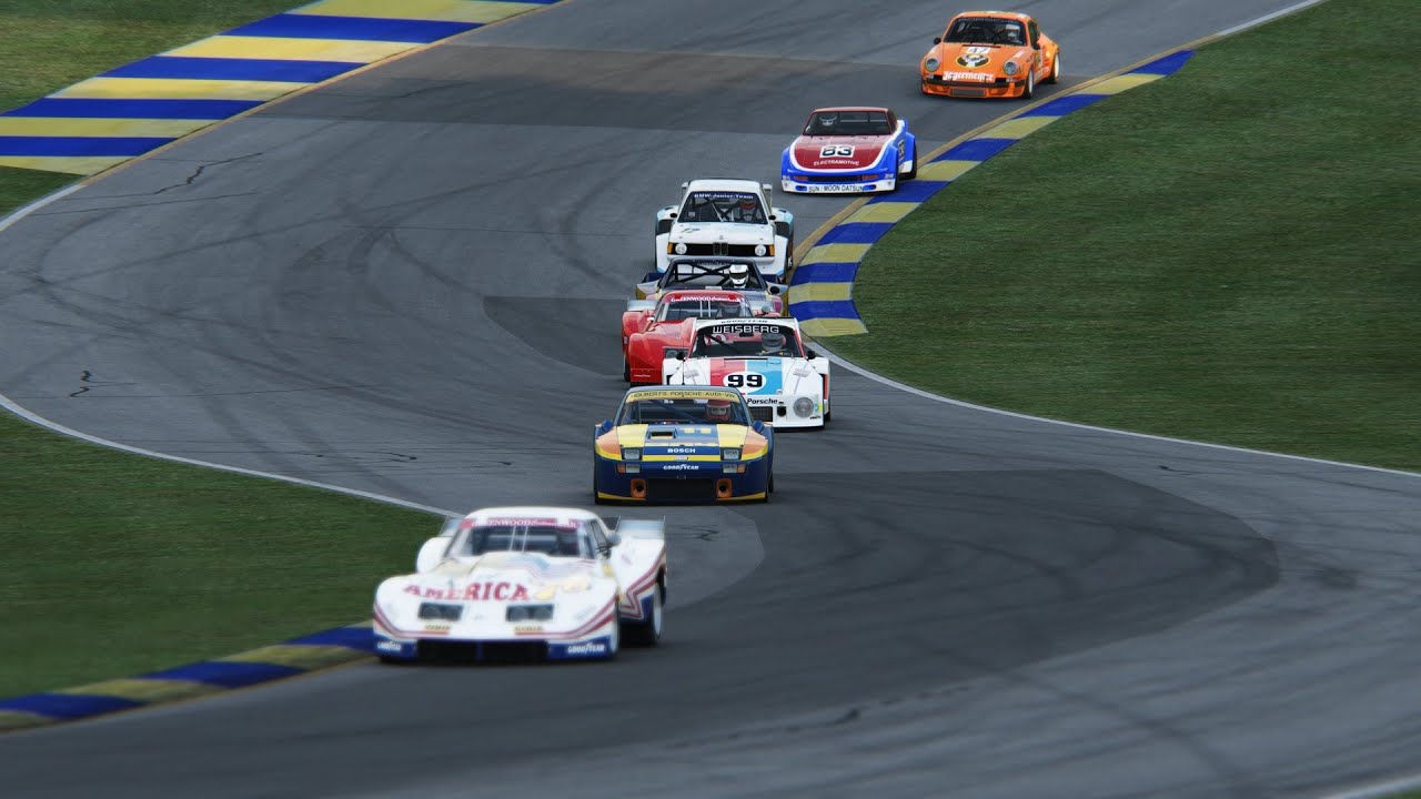 Assetto Corsa Offline Race late 70s early 80s IMSA cars at Road Atlanta ...