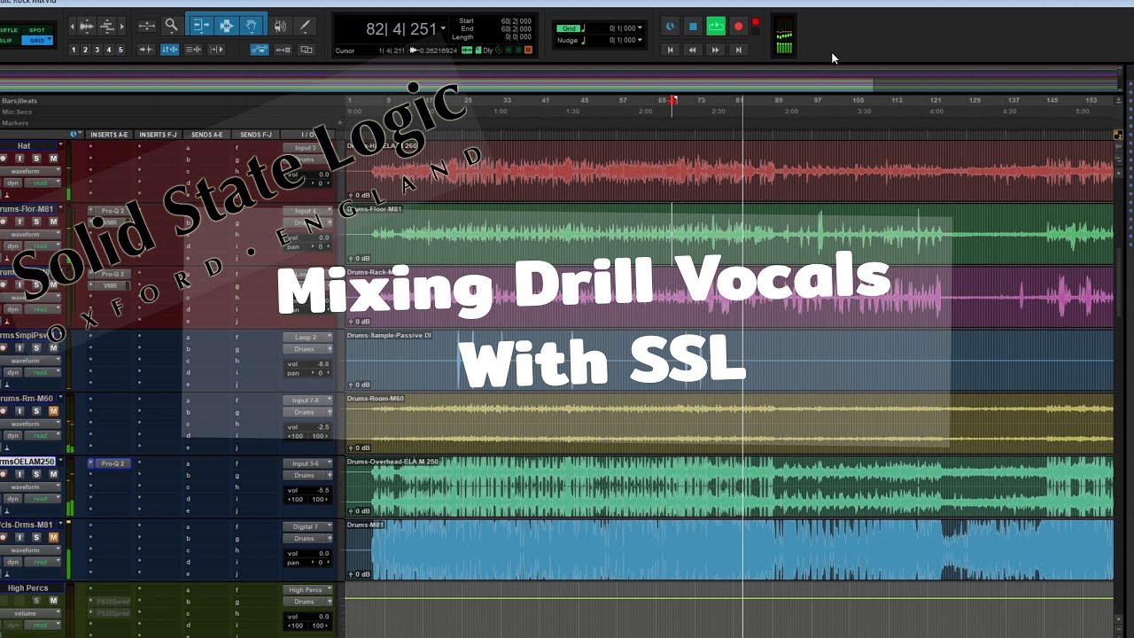 MIXING DRILL VOCALS Using SSL Plugins Only - YouTube