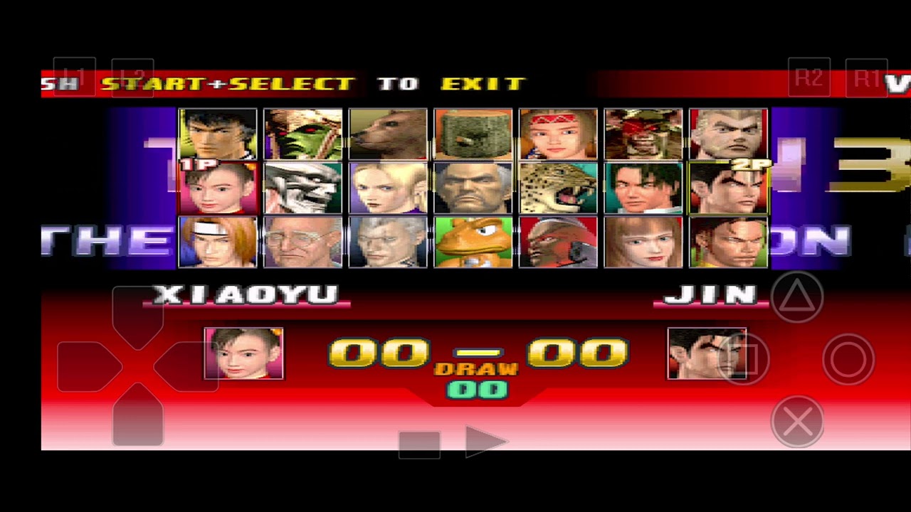 TEKKEN 3 CHARACTER SELECT THEME - YouTube