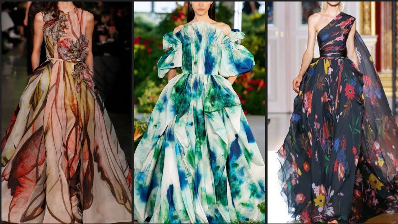 Trending & amazing sweetest marvelous floral printed maxi designs - YouTube