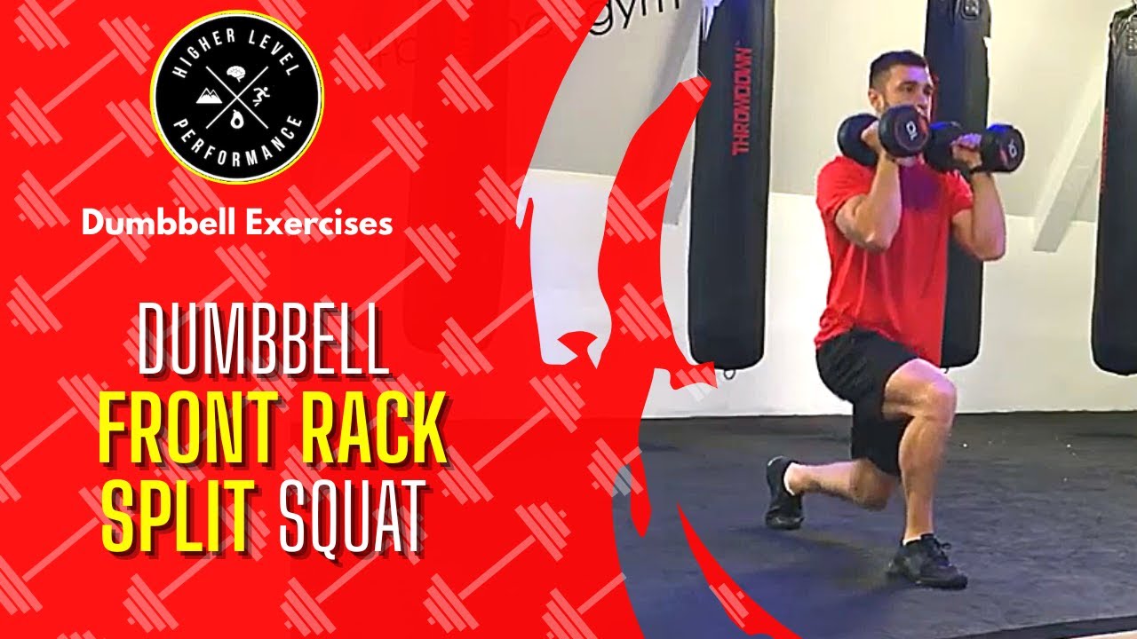 Dumbbell Front Rack Split Squat - YouTube