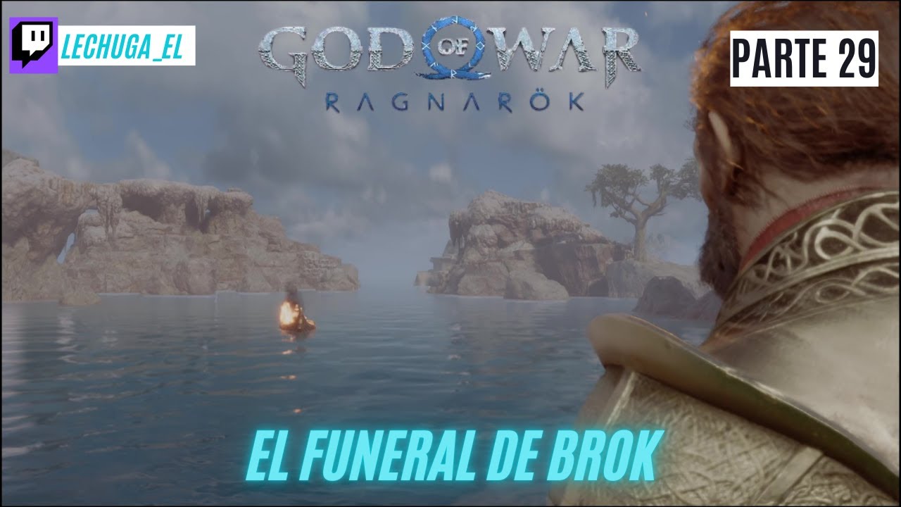 god of war ragnarok parte 29 | el funeral de brok - YouTube