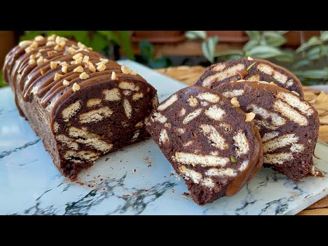 EVDEKİ Malzemelerle 10 Dakikada HAZIR✅Modası Asla Geçmeyen  MOZAİK PASTA tarifi 💯