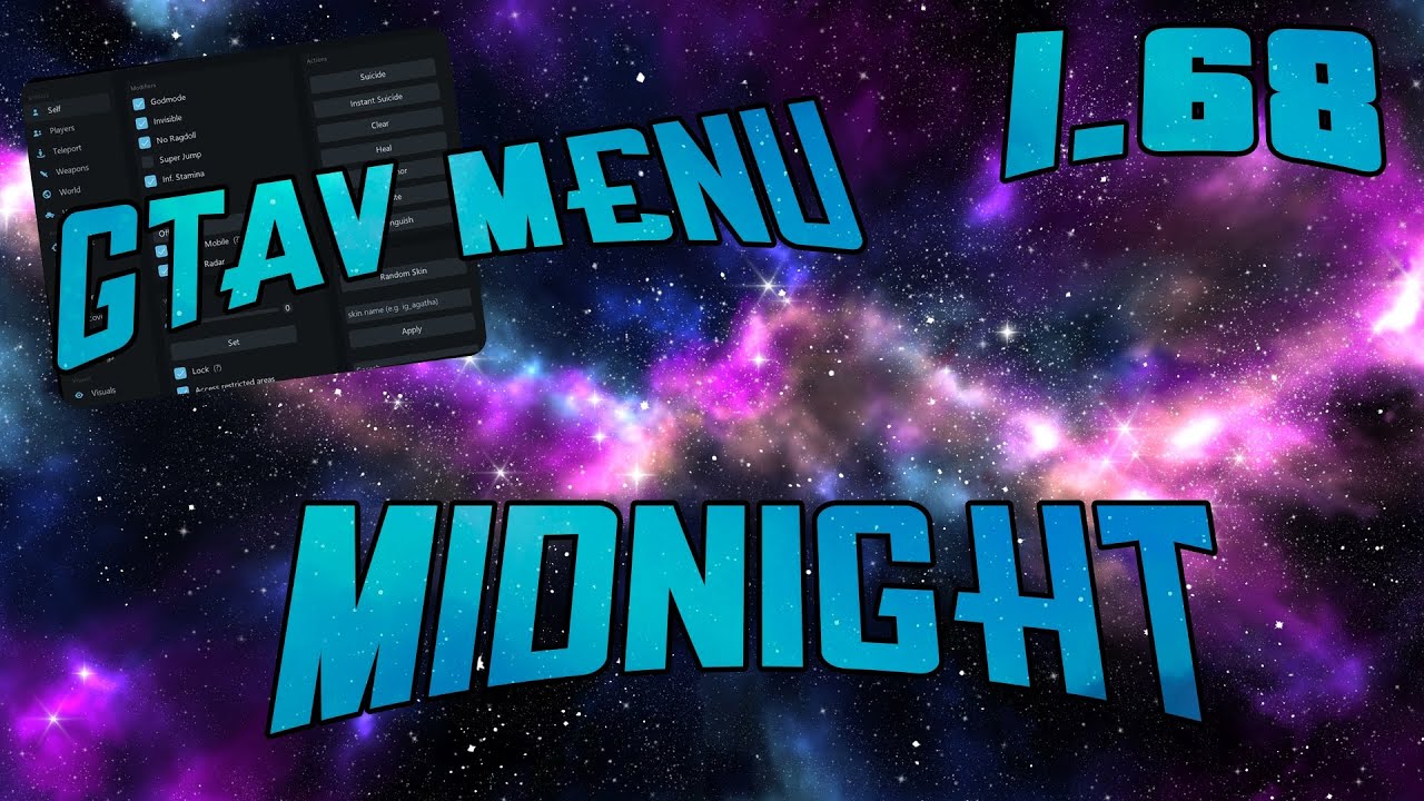*INSANE* | MIDNIGHT MOD MENU | 1.68 | BEST PAID MENU💸| GTA ONLINE ...