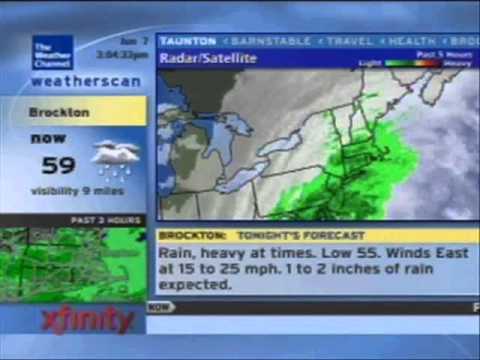 WeatherScan Local Forecasts with Tropical Storm Andrea - YouTube