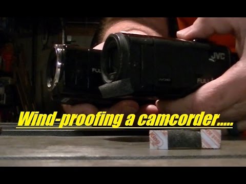 Wind-proofing your camcorder.... - YouTube