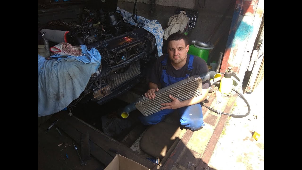 BMW E34 530D Swap M57D30 №4 250-260HP Распил E34 - YouTube
