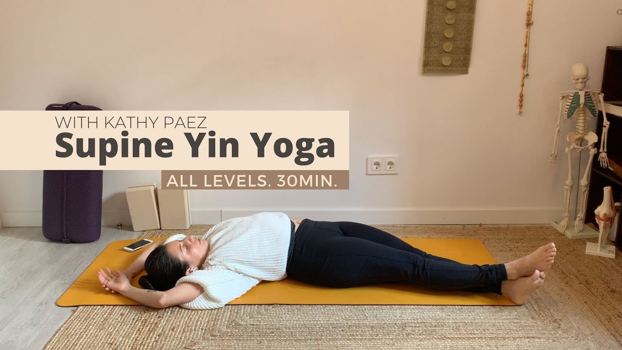 Supine Yin Yoga - YouTube