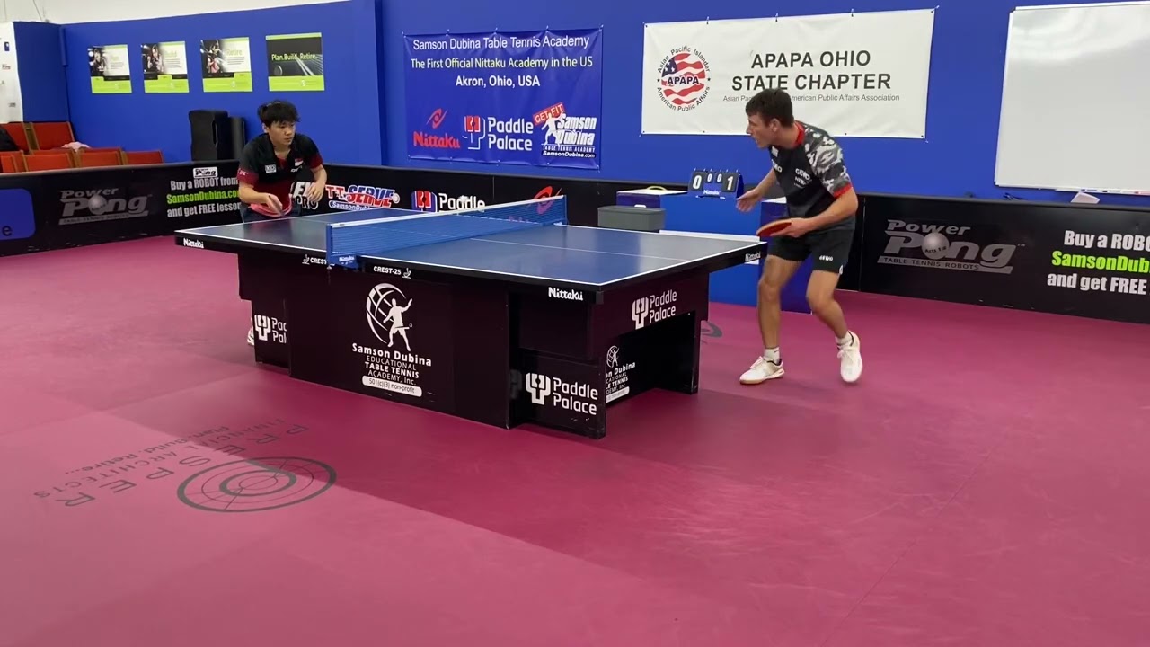 Enzo Angles Preparing for the $6000 Nittaku Ohio Open! - YouTube