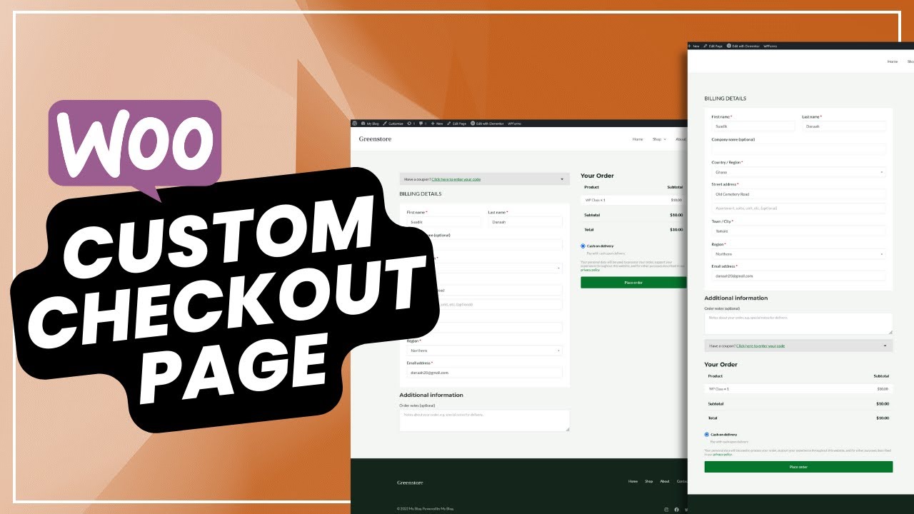How To Customize Woocommerce Checkout Page With Elementor And Shopengine