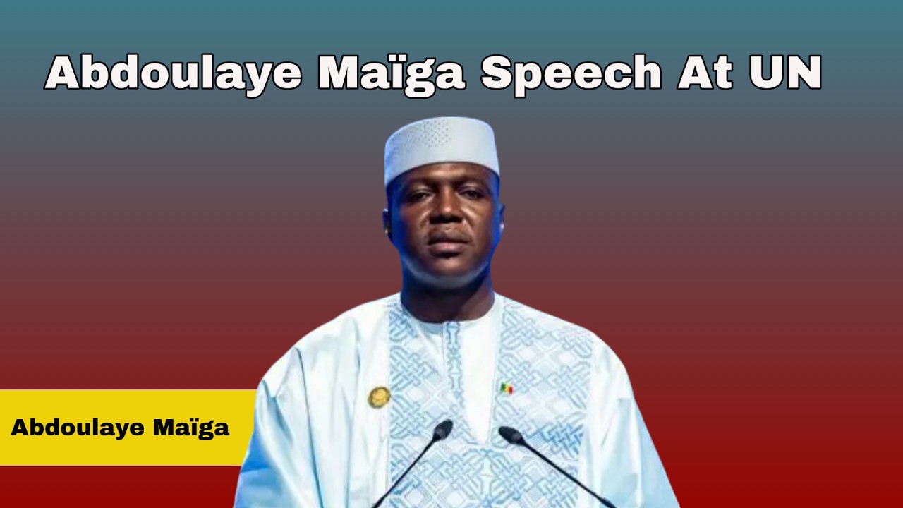 Malian Prime Minister Abdoulaye Maïga powerful speech at the United ...
