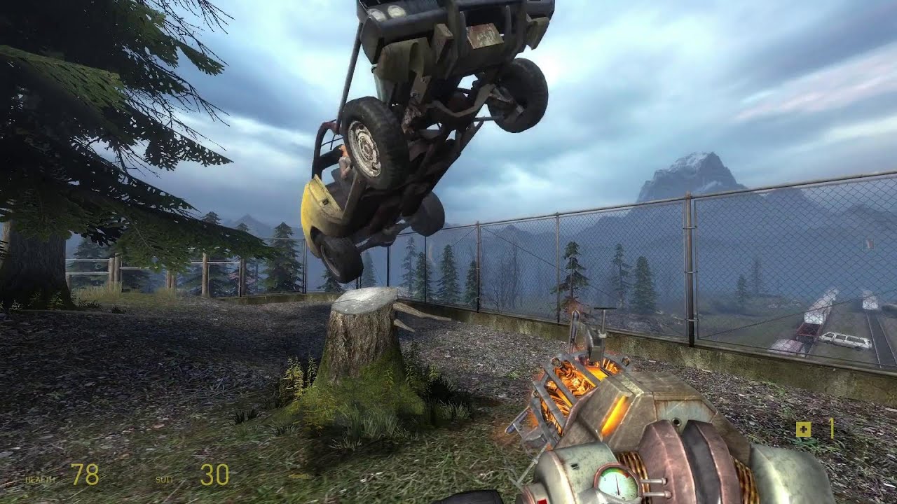 Synergy Coop - HL2 EP2 car bug - YouTube