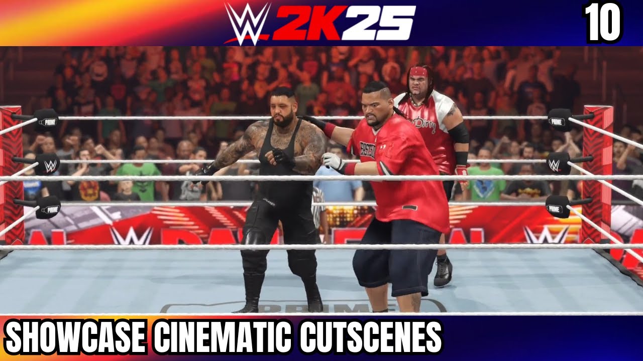WWE 2K25 SHOWCASE PART 10: 3 MINUTE WARNING VS AOP | CINEMATIC ...