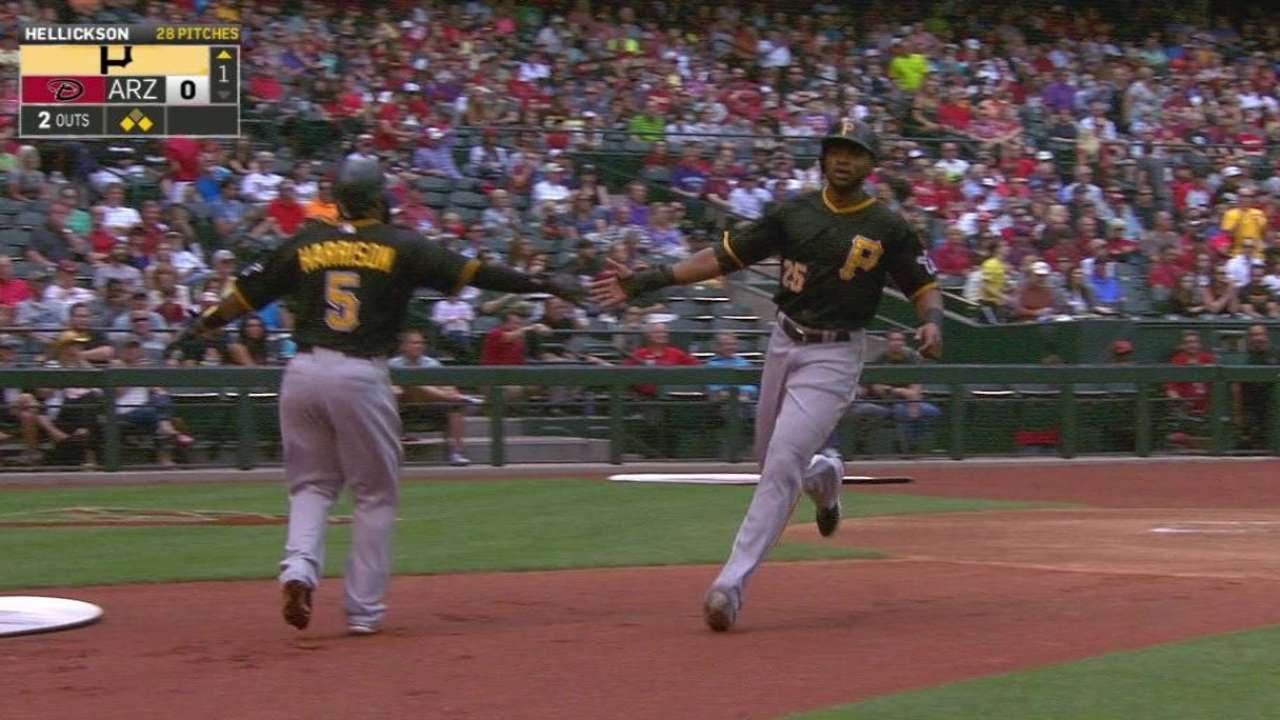 PIT@ARI: Alvarez opens scoring with a two-run single - YouTube