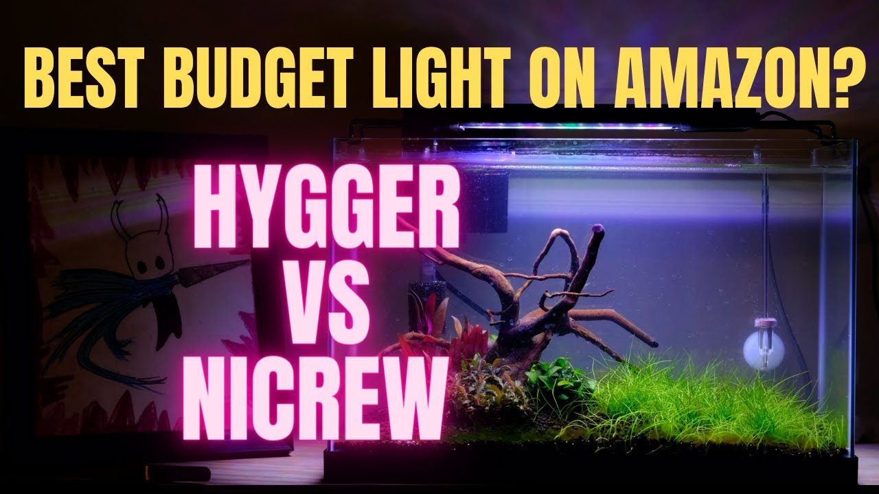 Hygger 957 Full Spectrum Budget aquarium Light - PAR test and ...
