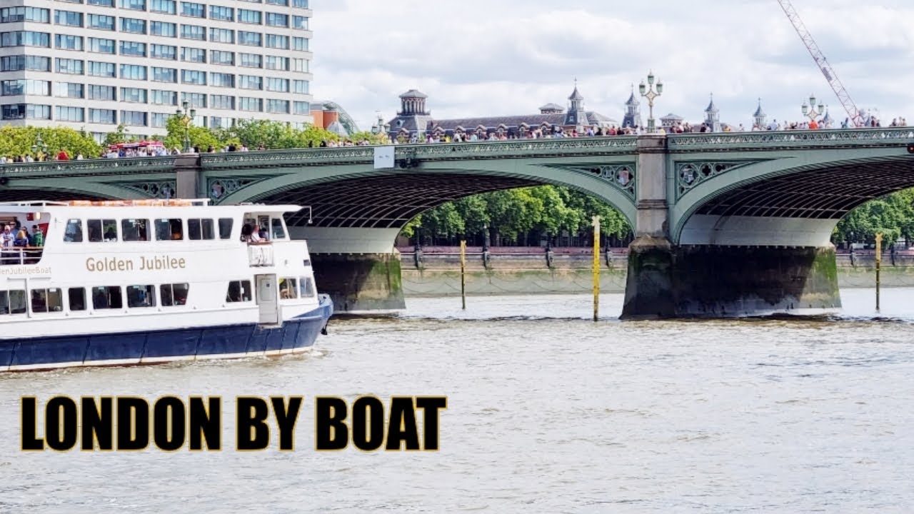 LONDON Boat Tour || 🇬🇧 -London View from Thames River Uber Boat 2022 || - YouTube