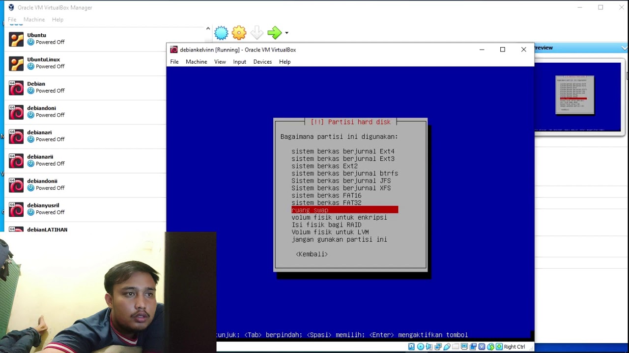 LINUX ADMINISTRATION : TUTORIAL INSTALASI DEBIAN - YouTube