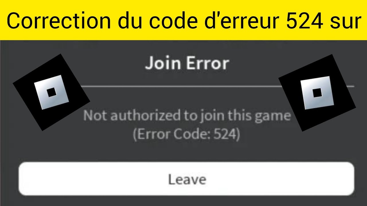 Comment réparer le code d'erreur 524 sur Roblox - YouTube