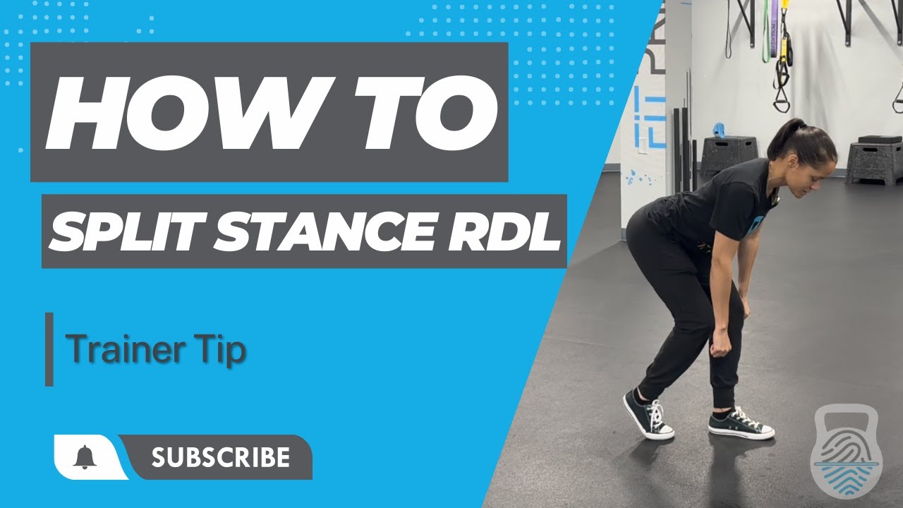 How to do a Split Stance Single Leg RDL || Orlando Personal Training ...